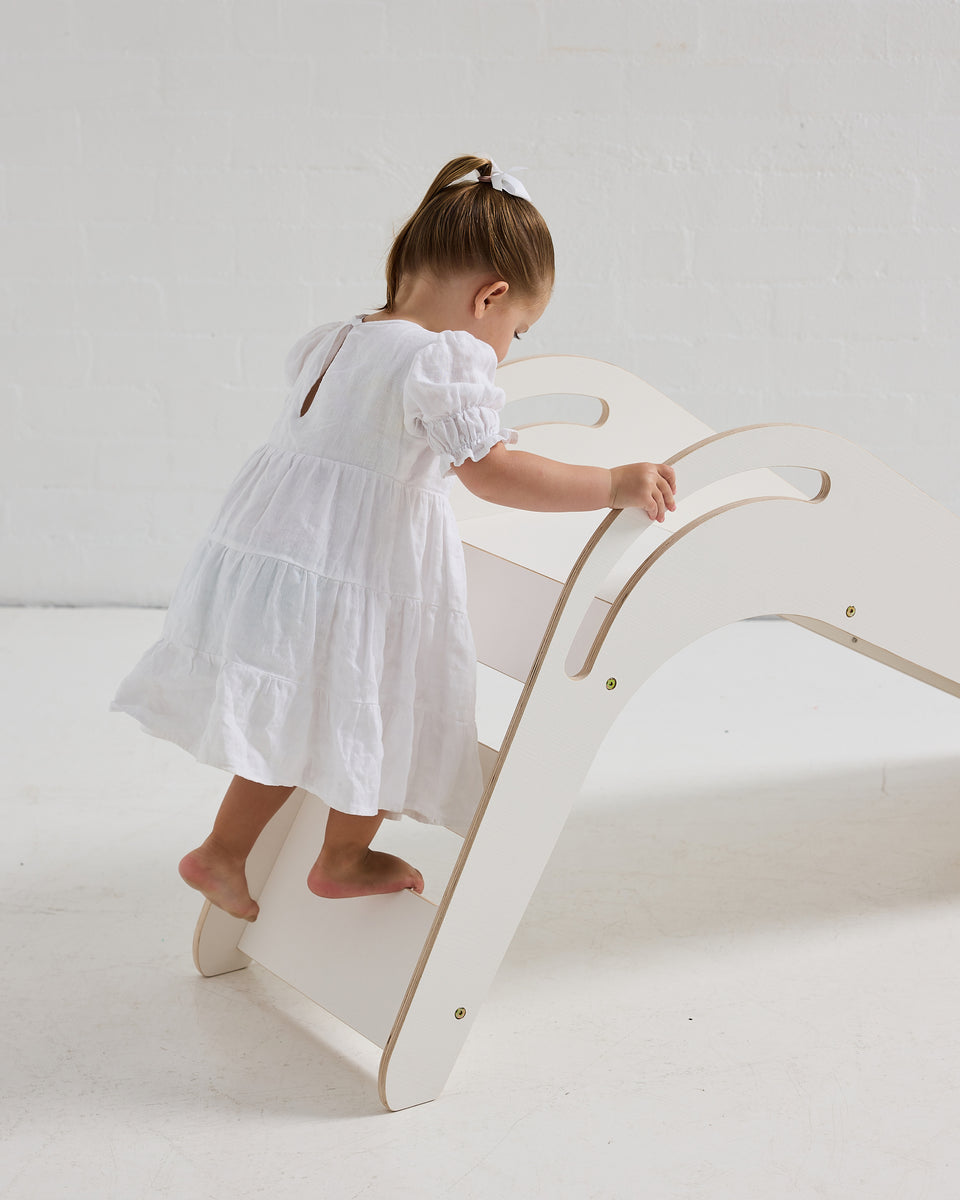 Wooden Scandi Style Slide – The Playtime Store